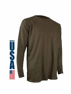 XGO® - Phase 2 Performance Midweight Zip Long Sleeve Crew | Quantico ...