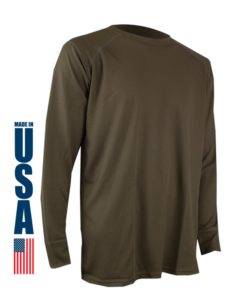 XGO® - Phase 2 Performance Midweight Zip Long Sleeve Crew | Quantico ...