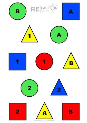 RE Factor Tactical Target Lineup | Quantico Tactical